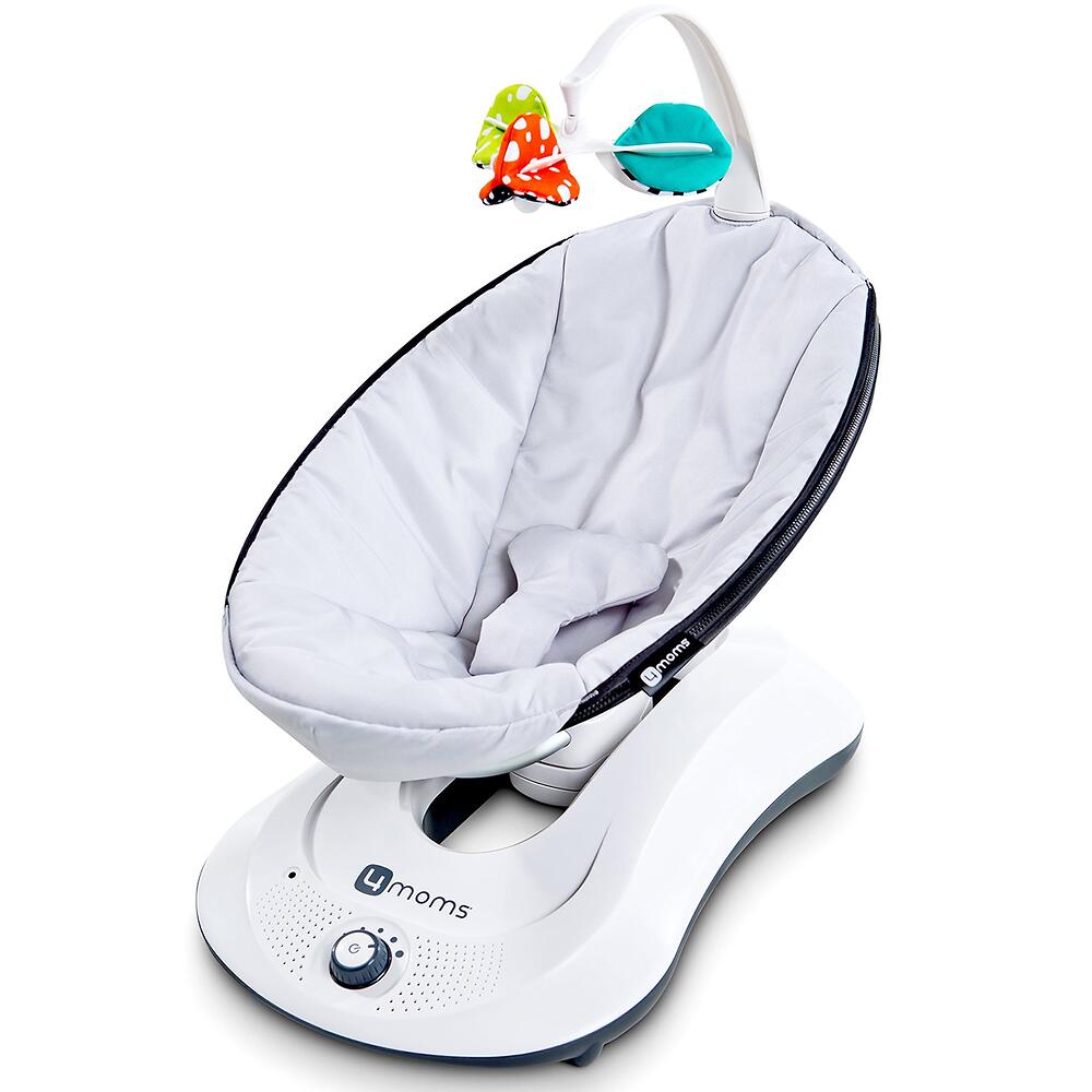Кресло-качалка 4moms RockaRoo Серебристая в интернет-магазине Minim